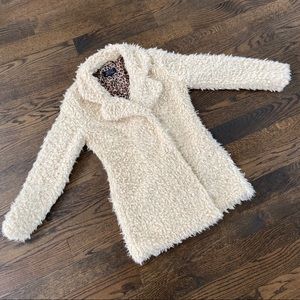 Jackets & Coats | Nwt Ivory Faux Fur Coat | Poshmark